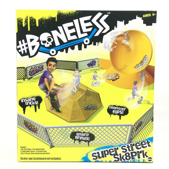NSI International | Toys | Boneless Super Street Skate Park Playset 28 ...